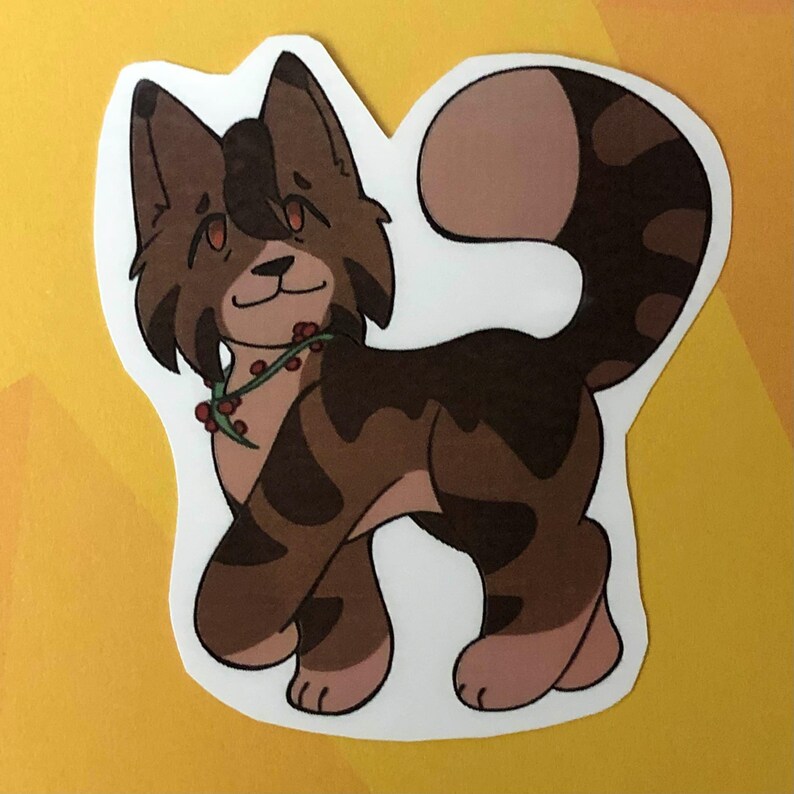 Warrior Cats Chibi Protagonist Stickers Set 1 firestar, Squirrelflight ...