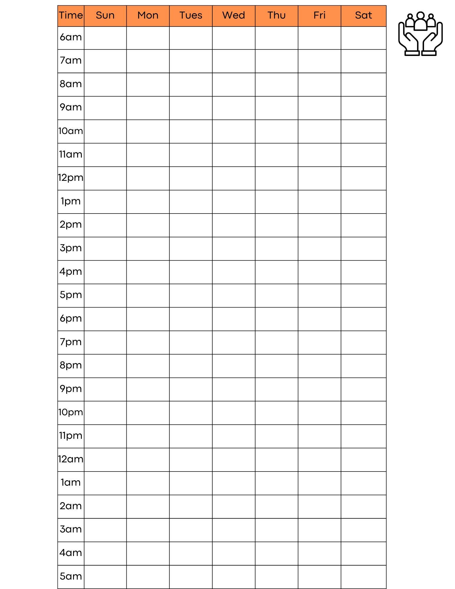 Weekly Staff Schedule Template – Organize Your Team Effortlessly! - Etsy