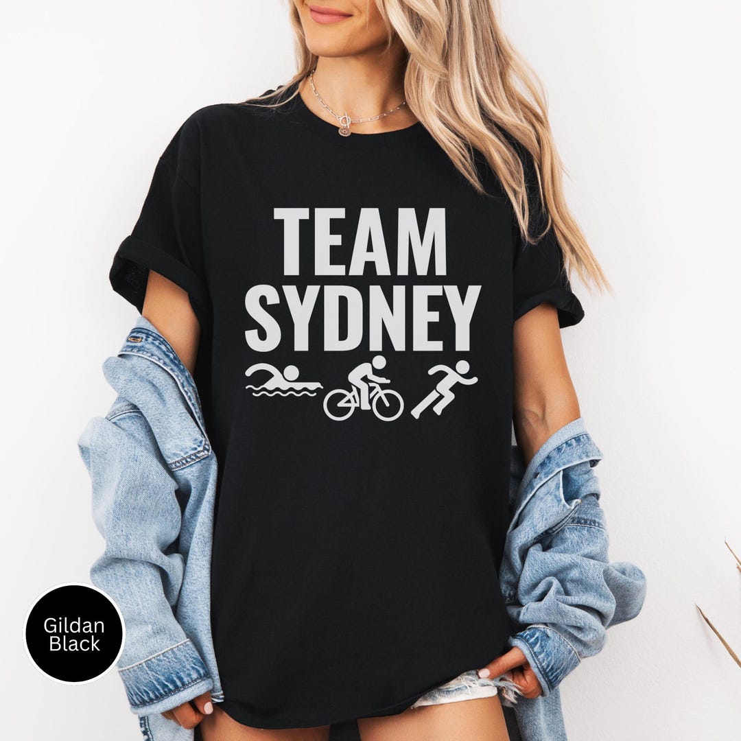 CUSTOM Team Triathlon Support Shirts Triathlon Crew Shirt Triathlete ...