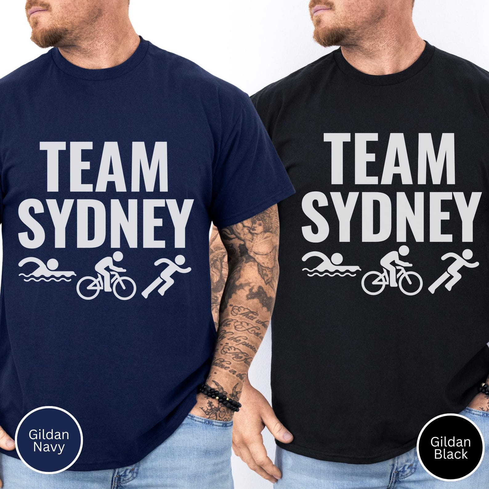 CUSTOM Team Triathlon Support Shirts Triathlon Crew Shirt Triathlete ...