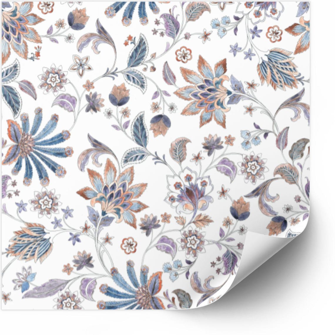 Flora Peel and Stick Tiles 24 Pack Vinyl Sticker Tiles for Floors ...