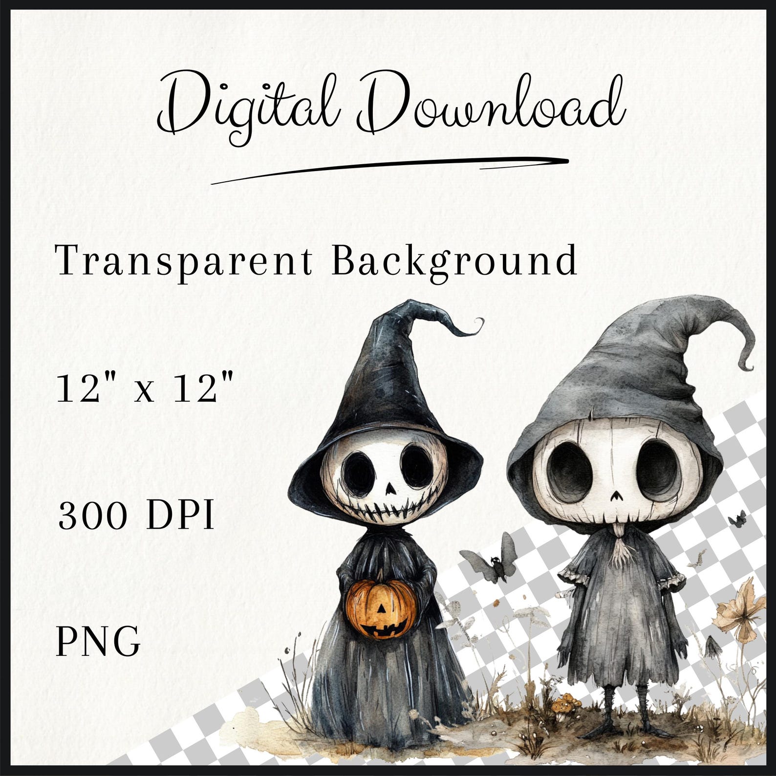 Cute Halloween Characters Clipart, Cute Monster Clipart, Vampire ...