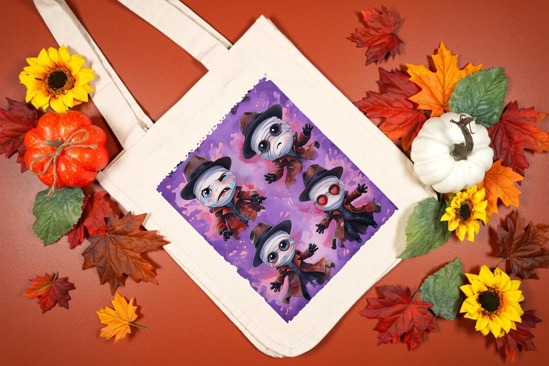 Cute Baby Invisible Man Halloween Trick or Treat Tote Bag, Kids Candy ...