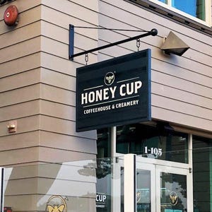 Side Custom Shop Sign Blade Sign Custom- Mounted Metal Sign Wall ...