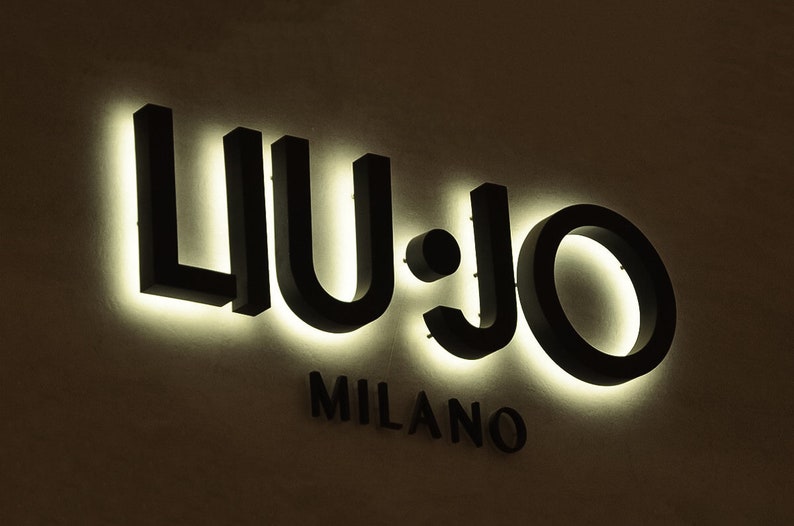 Backlit Business Sign | Laser Cut Sign | Metal Sign | Outdoor Business ...