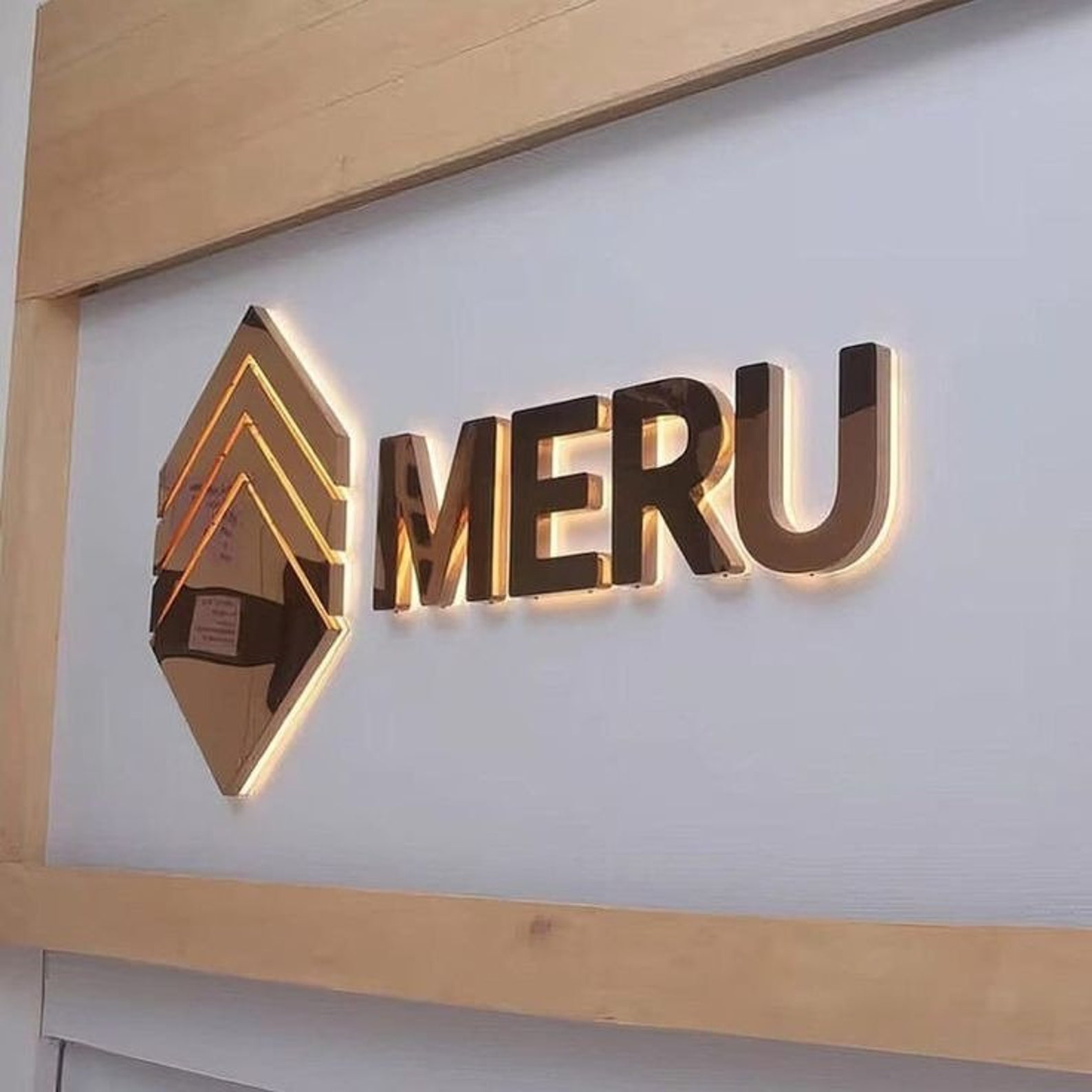 Backlit Business Sign | Laser Cut Sign | Metal Sign | Outdoor Business ...