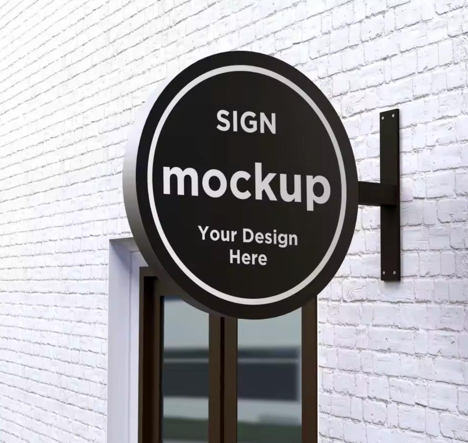 Sign Blade Sign Custom- Mounted Metal Sign Wall Aluminum Double Side ...