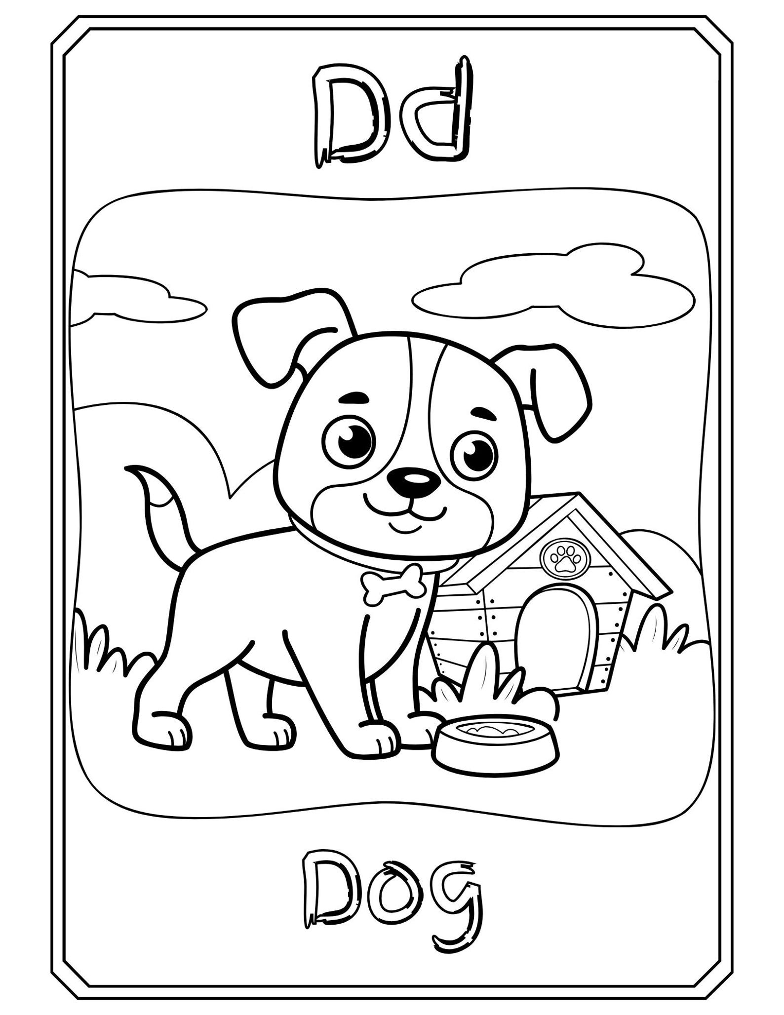 ABC Coloring Book | Animal Alphabet Coloring Book | Toddler ABC ...