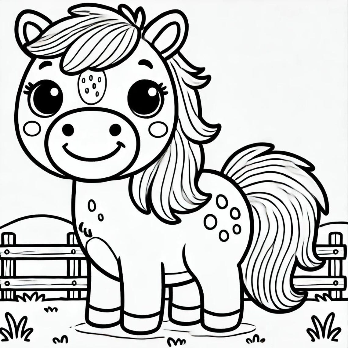 My Farm Animal Coloring Book - Kids Coloring Book - Animal Coloring ...