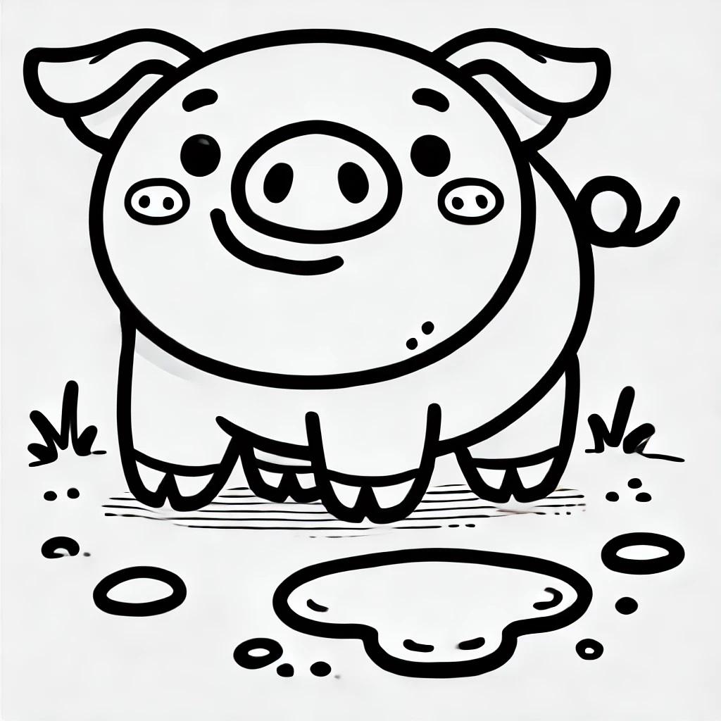 My Farm Animal Coloring Book - Kids Coloring Book - Animal Coloring ...