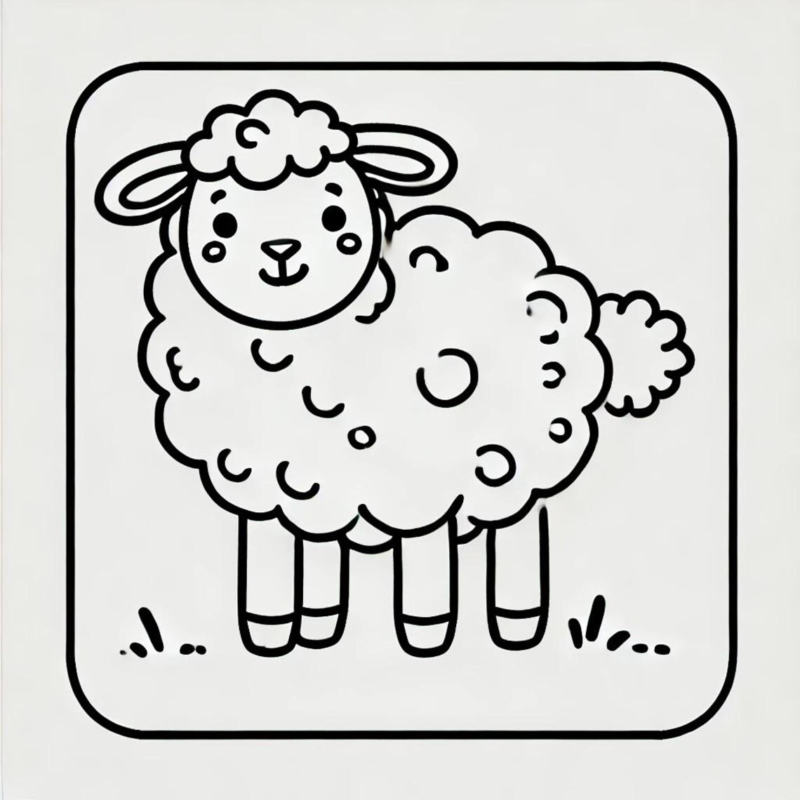 My Farm Animal Coloring Book - Kids Coloring Book - Animal Coloring ...