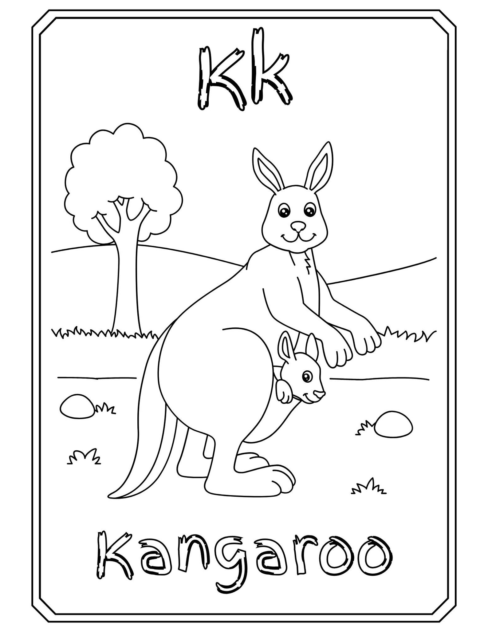 ABC Coloring Book | Animal Alphabet Coloring Book | Toddler ABC ...