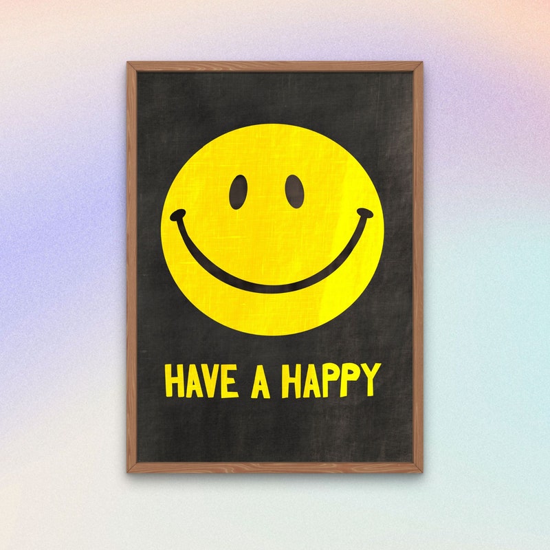 Vintage Smiley Face - Etsy