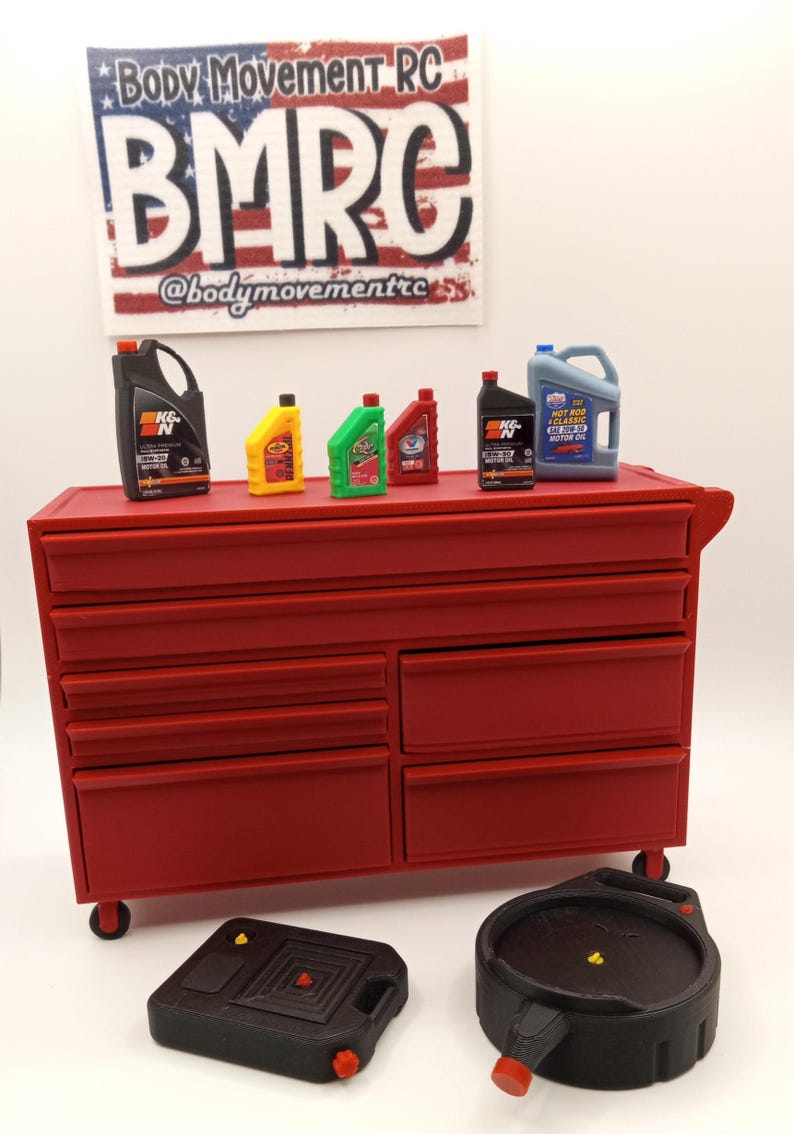 Detailed Scale Motor Oil Bottle Set - Etsy