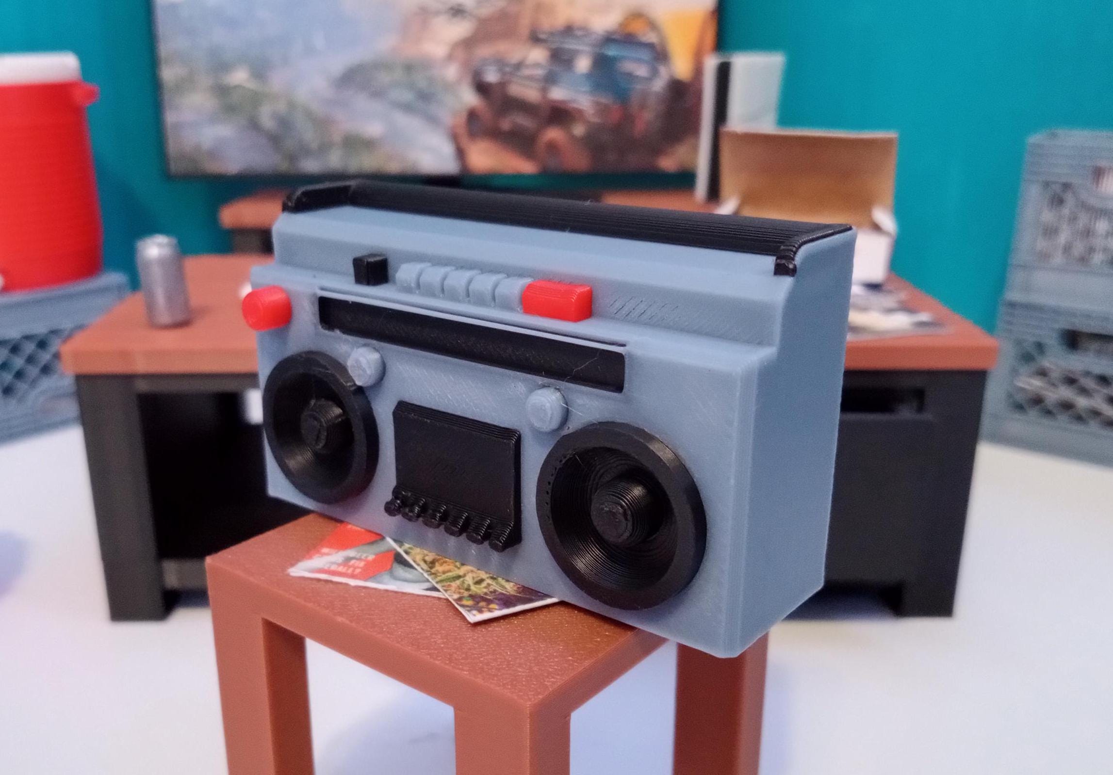 10 Scale Detailed Ghetto Blaster Boom Box - Etsy