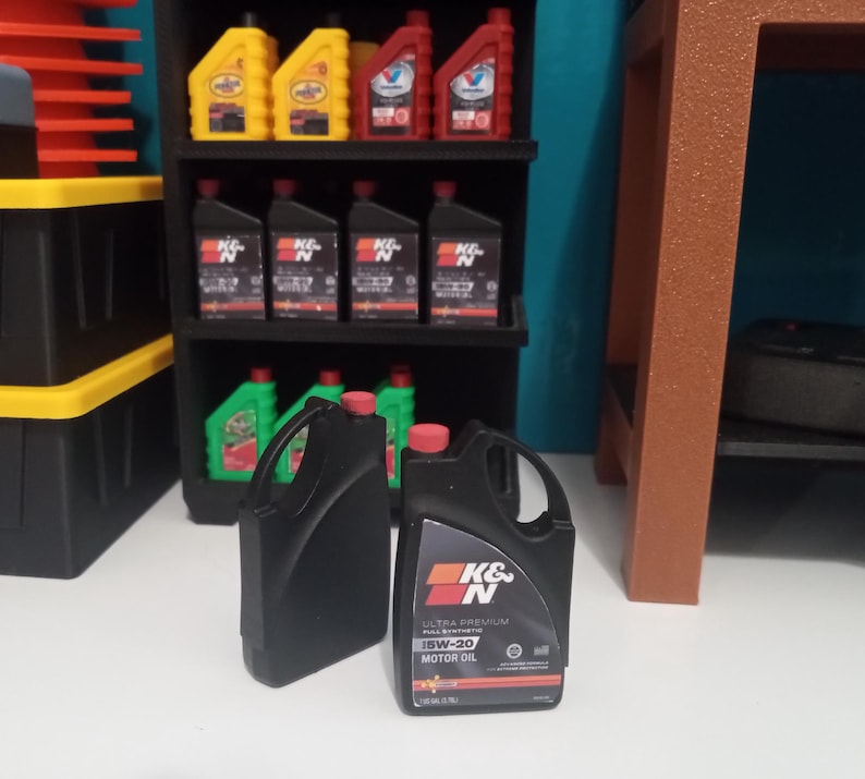 Detailed Scale Motor Oil Bottle Set - Etsy