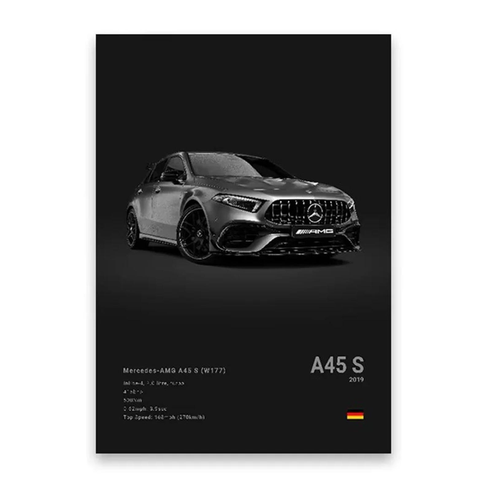 Famous Cars 918 GT3 G63 STO SLS Canvas Wall Art Print Poster Modern ...
