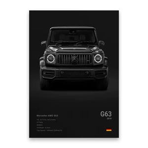 Famous Cars 918 GT3 G63 STO SLS Canvas Wall Art Print Poster Modern ...