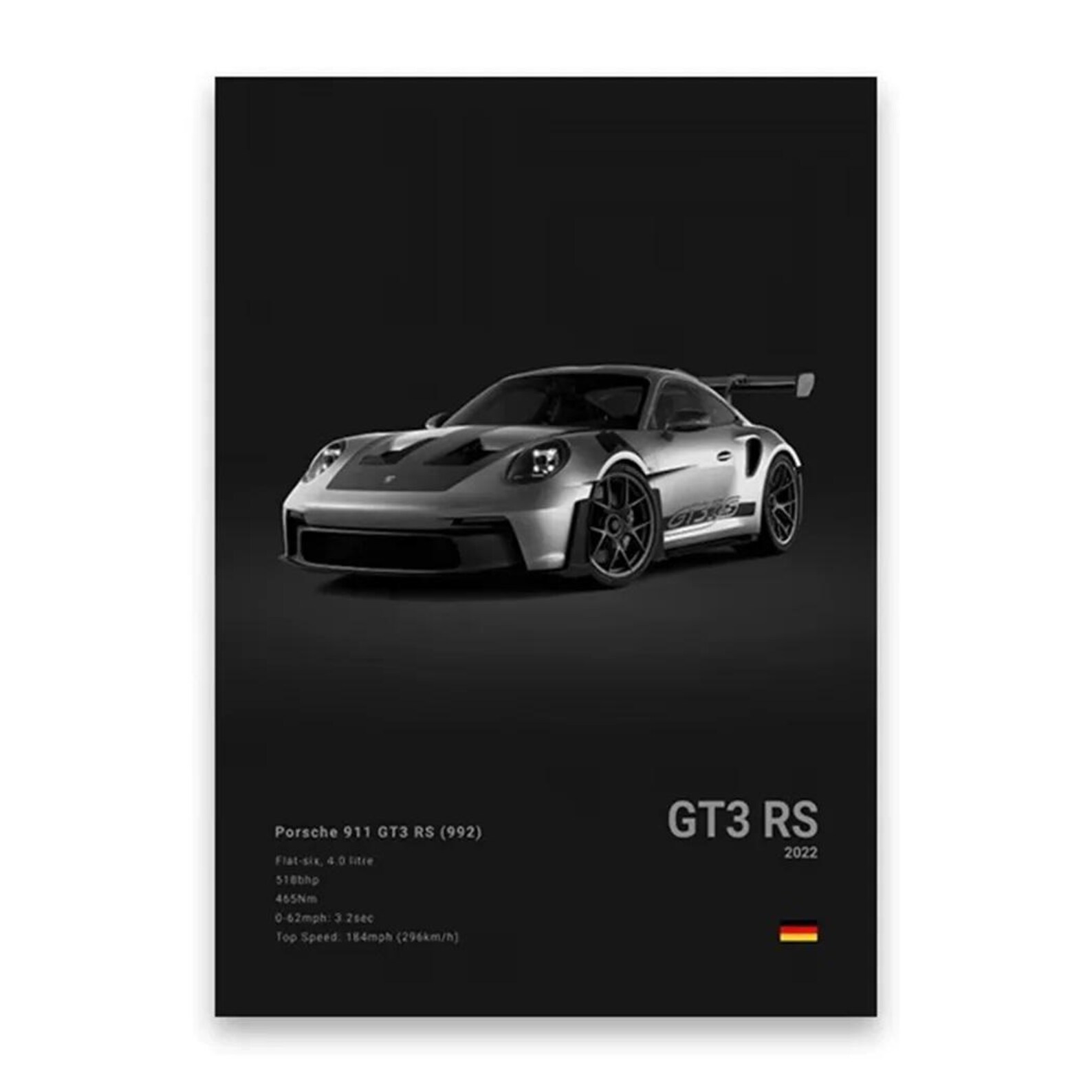 Famous Cars 918 GT3 G63 STO SLS Canvas Wall Art Print Poster Modern ...
