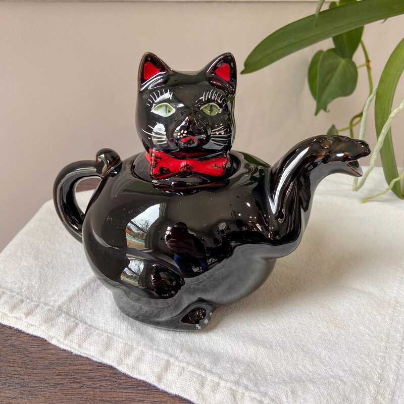Cat Teapot - Etsy