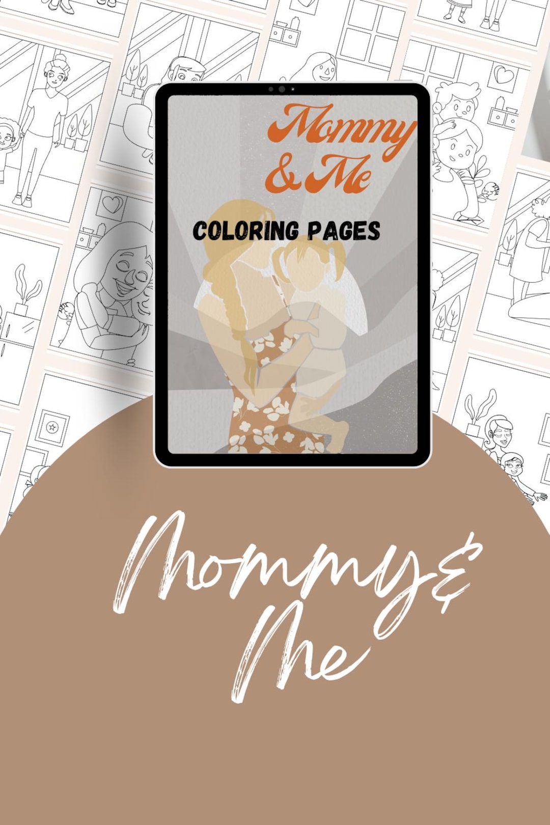 Mommy and Me Coloring Book 28 Pages of Fun for Kids and Parents ...