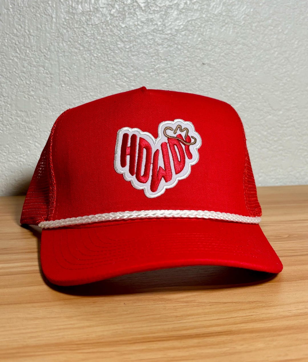 Howdy! Trucker Hat, Funny Hat, Retro Hat, Rope Hat, Personalized Hat ...