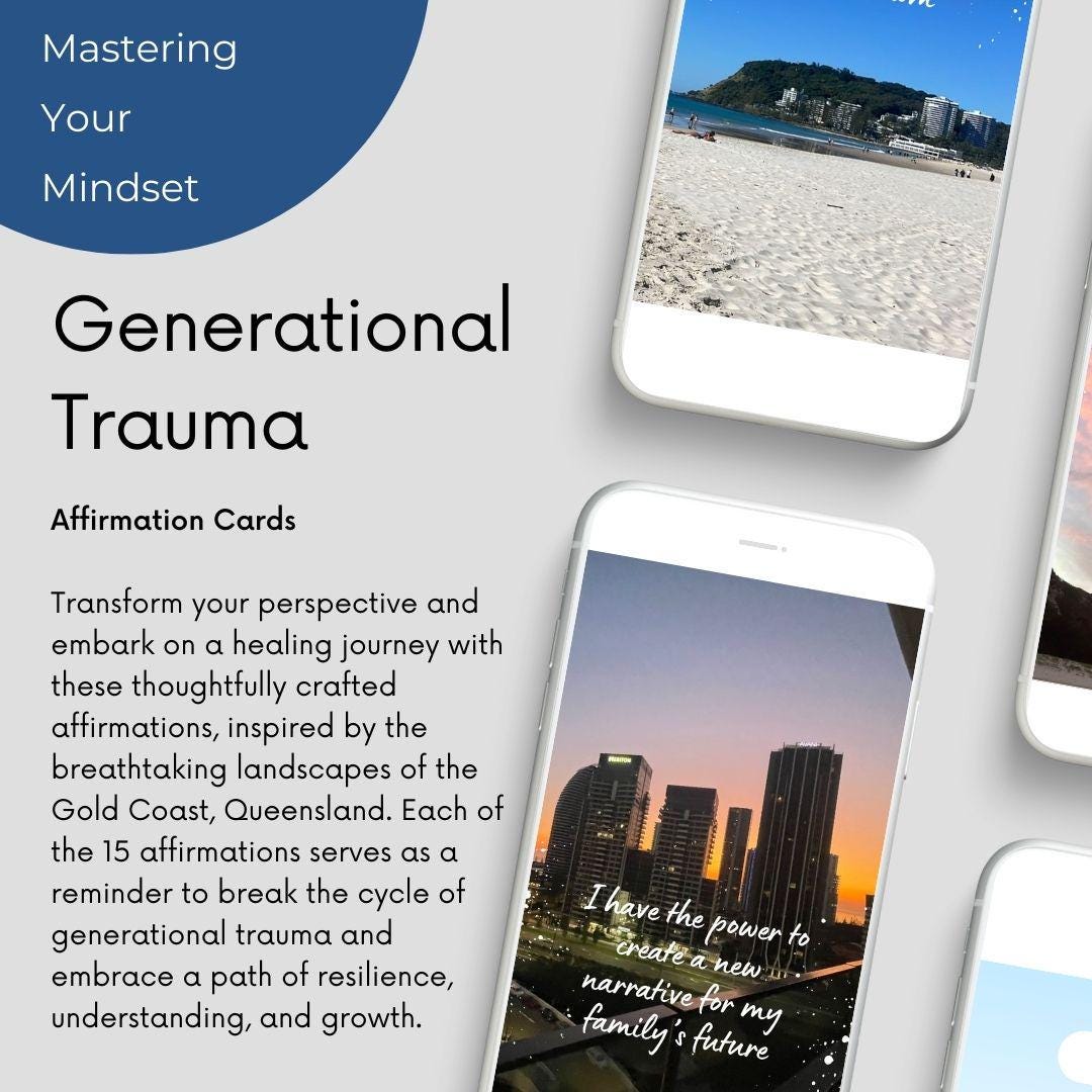 Generational Trauma Affirmations: Digital Vision Board & Smartphone ...