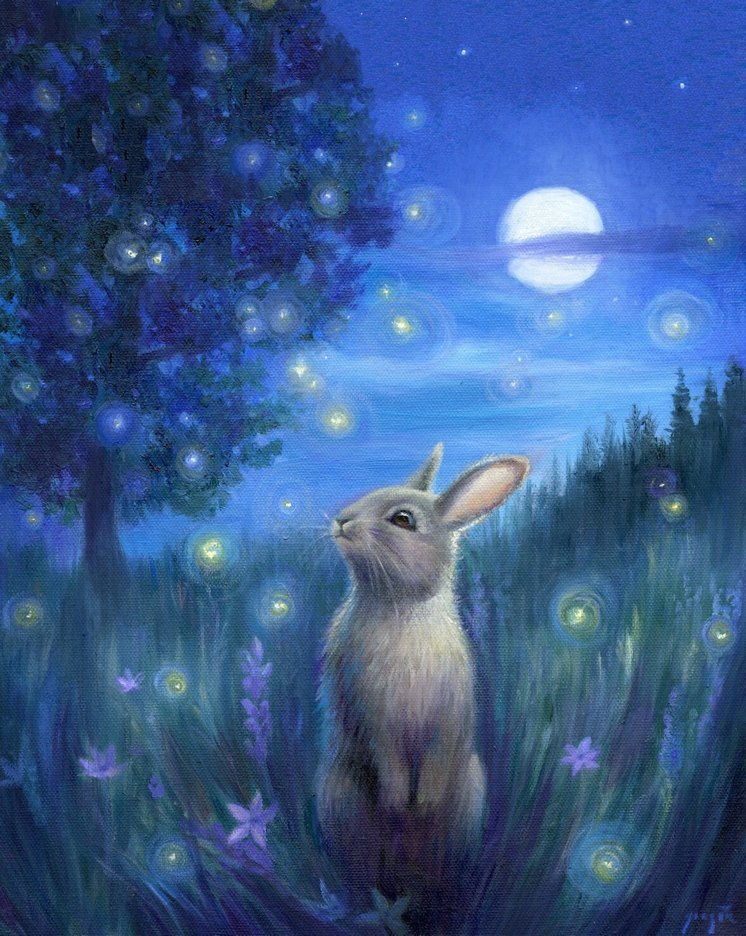 NEW Print Sale !8x10"the Fireflies - Etsy