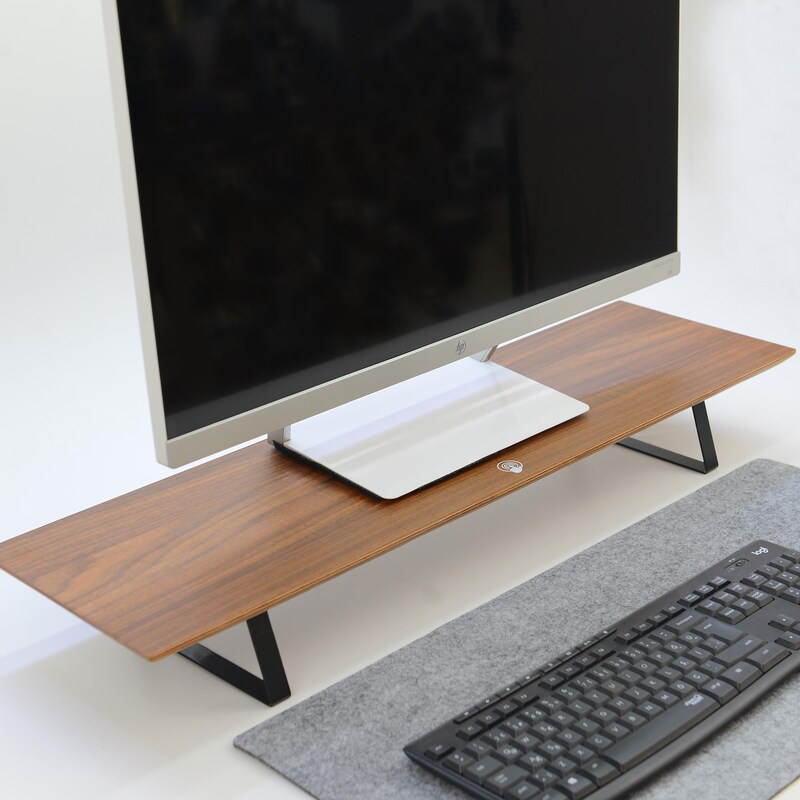 Wood Monitor Stand - Etsy