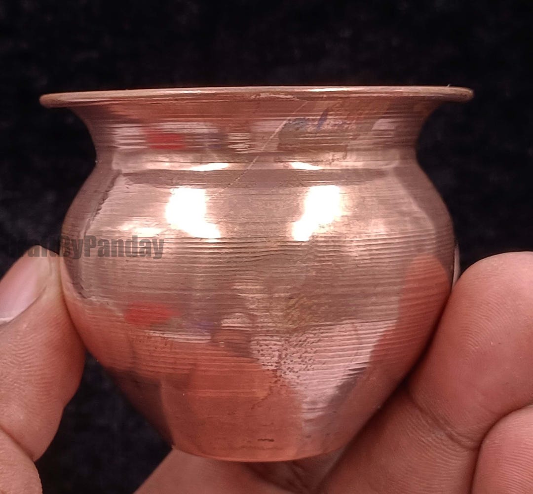 Pure Copper Kalash 27gm | 2.1inch Lota for Pooja - Etsy Australia
