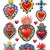 Mexican Sacred Hearts - Printable Sheet No. 2 - for All Your DIY ...