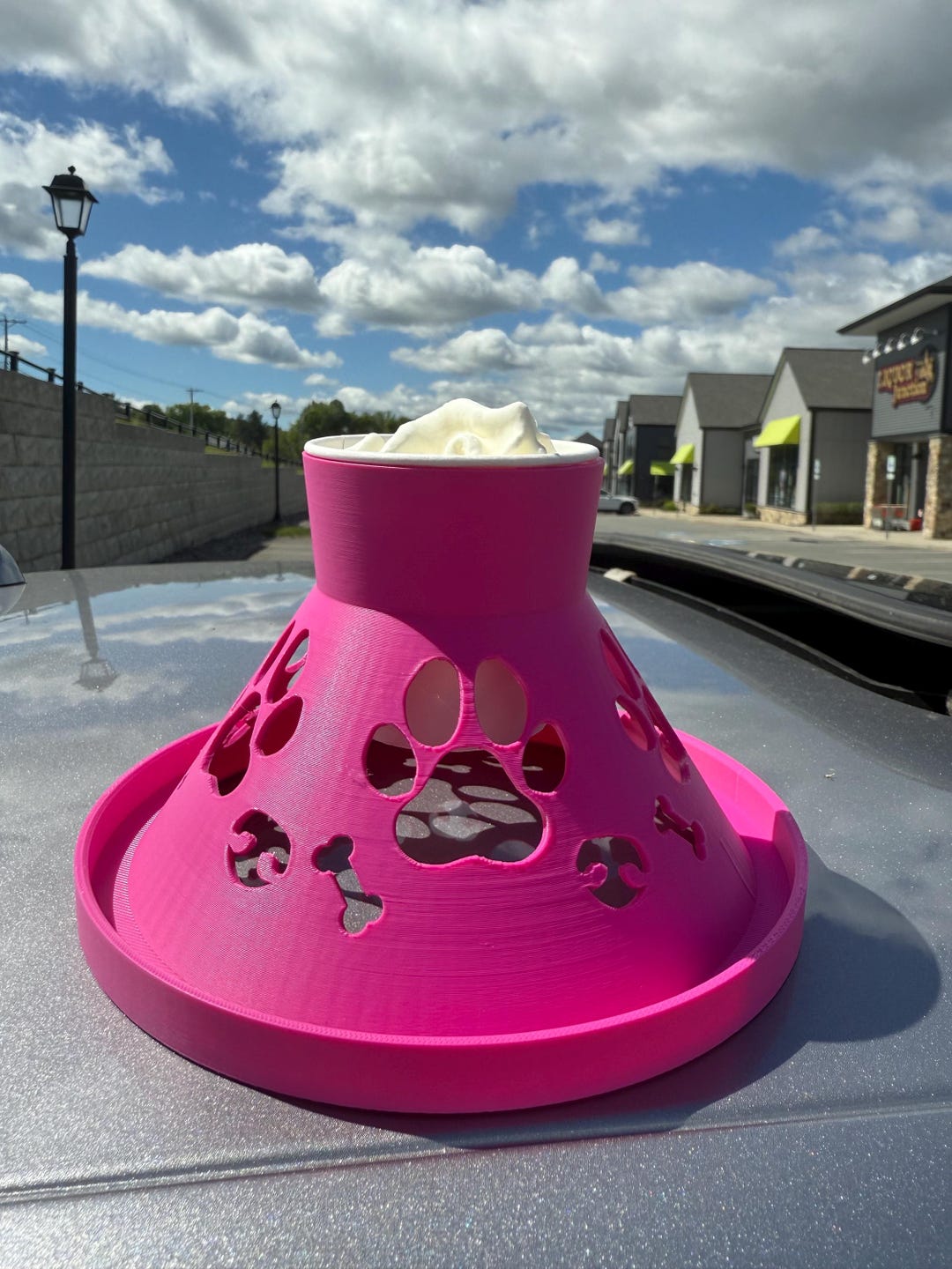 Pupcup Holder – Mini No-spill Pup Cup Caddy for Coffee Runs & Car Rides ...