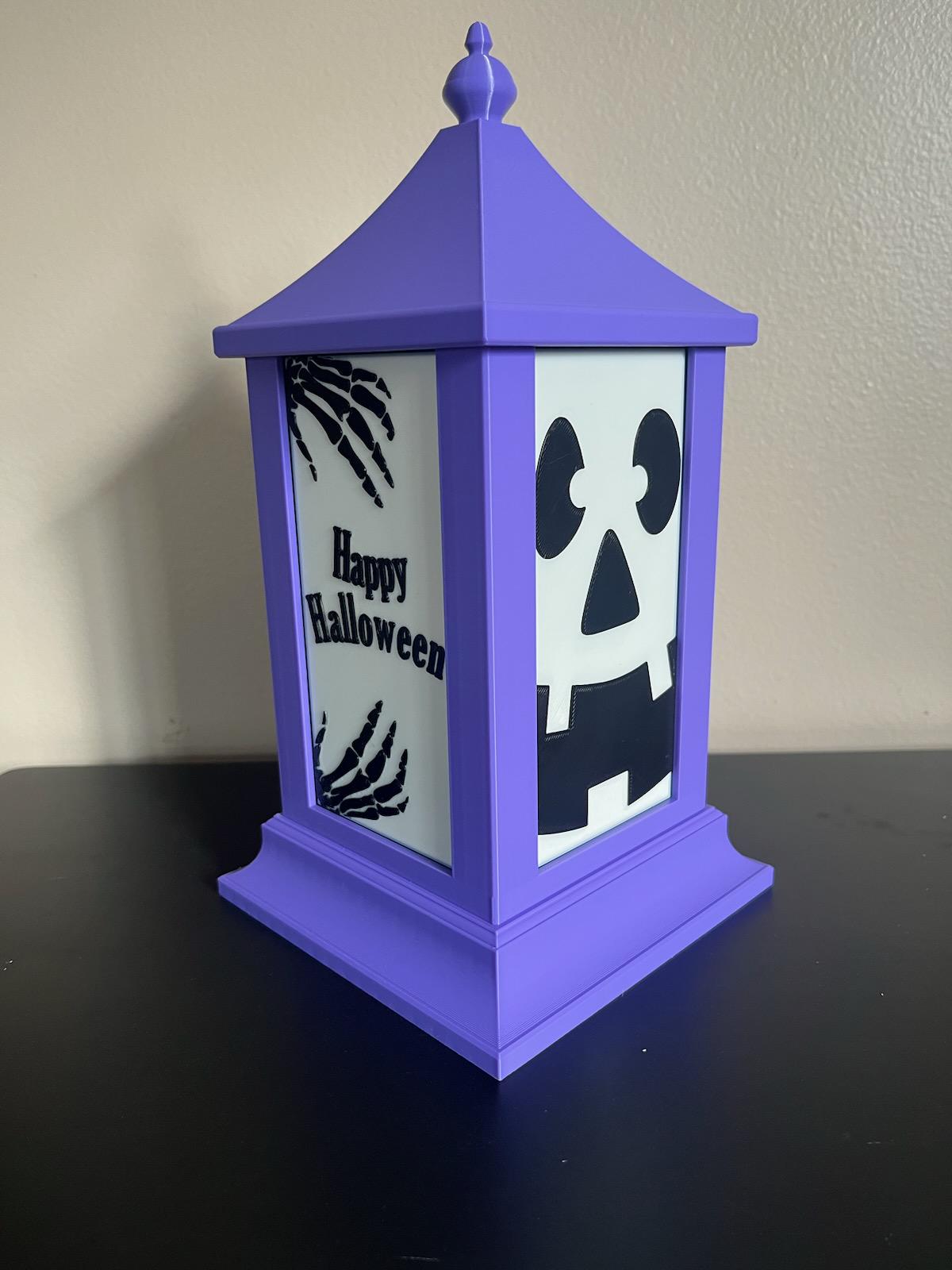 Spooky Halloween Lantern With Electric Tea Candle - Etsy