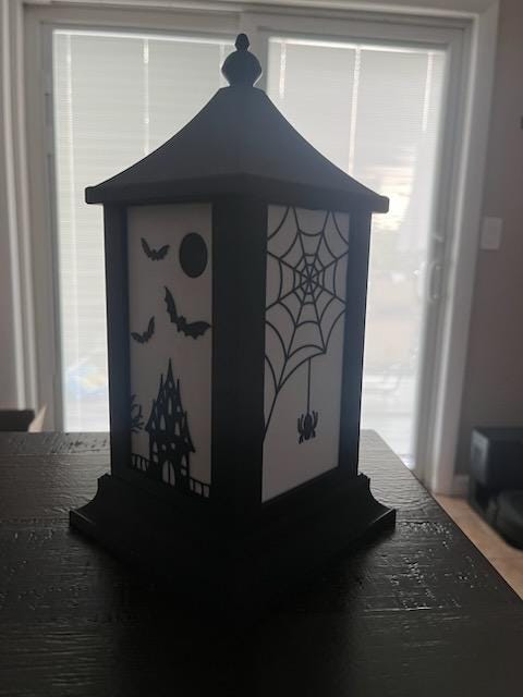 Spooky Halloween Lantern With Electric Tea Candle - Etsy