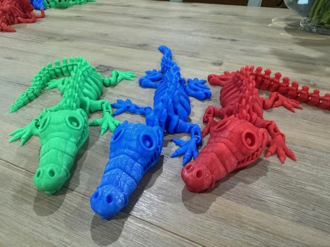 Crocodile Fidget Toy - Etsy