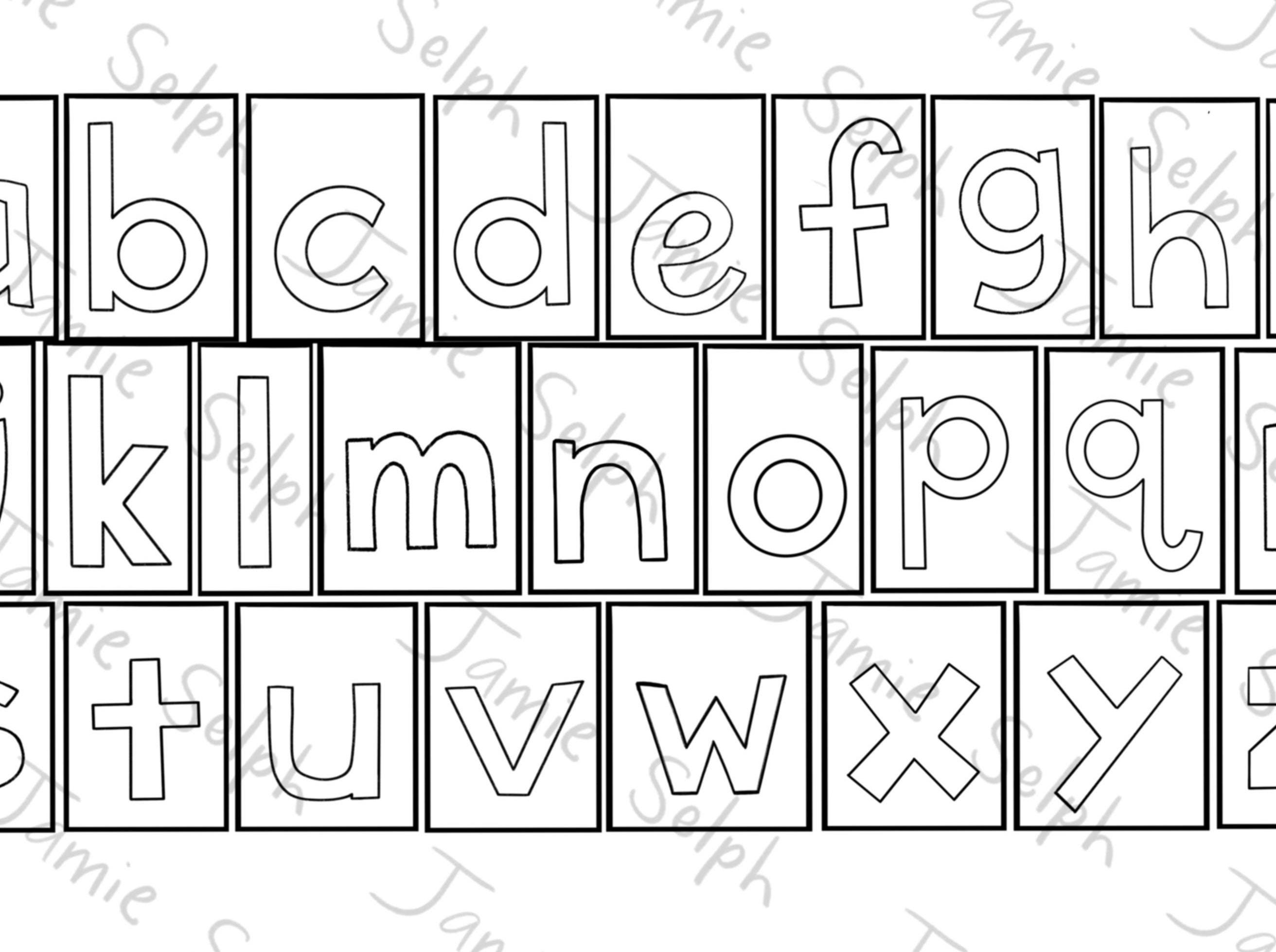 Kids Coloring 5 Page Bundle: Alphabet and Numbers (digital Download) - Etsy