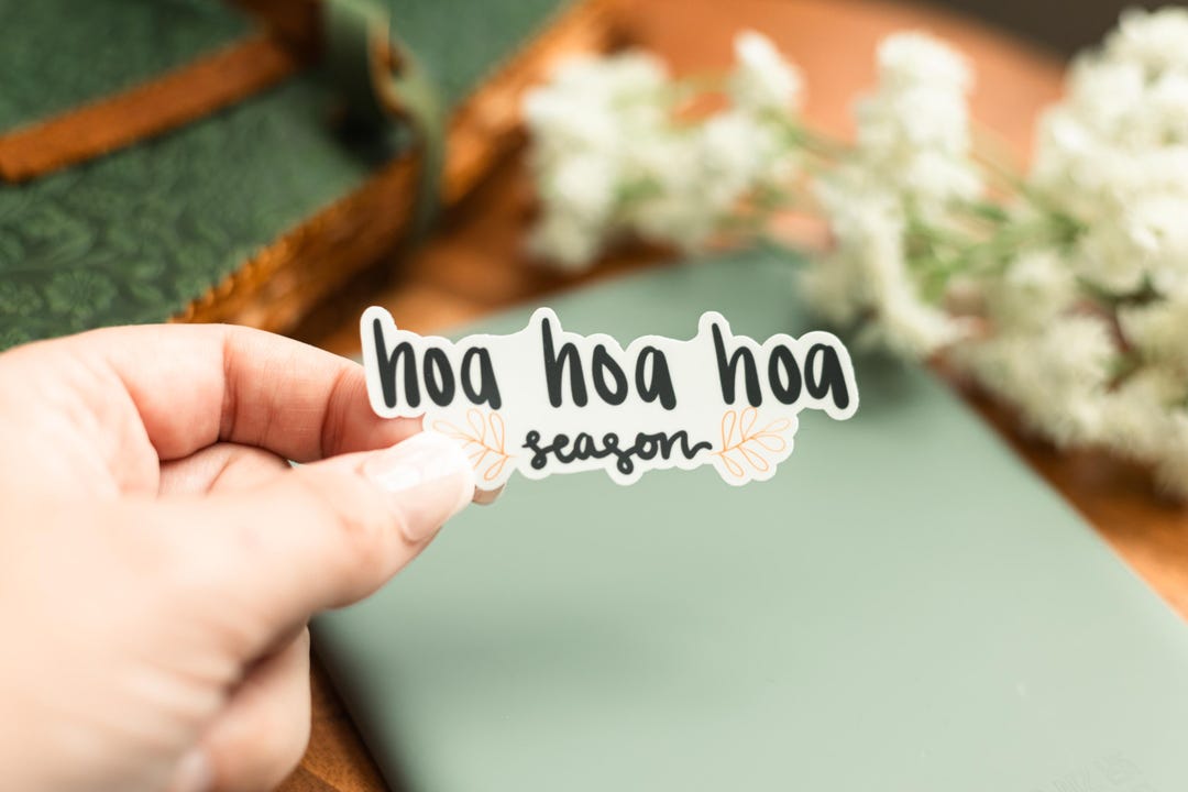 Hoa Hoa Hoa Season | Waterproof Sticker **twilight Inspired** - Etsy