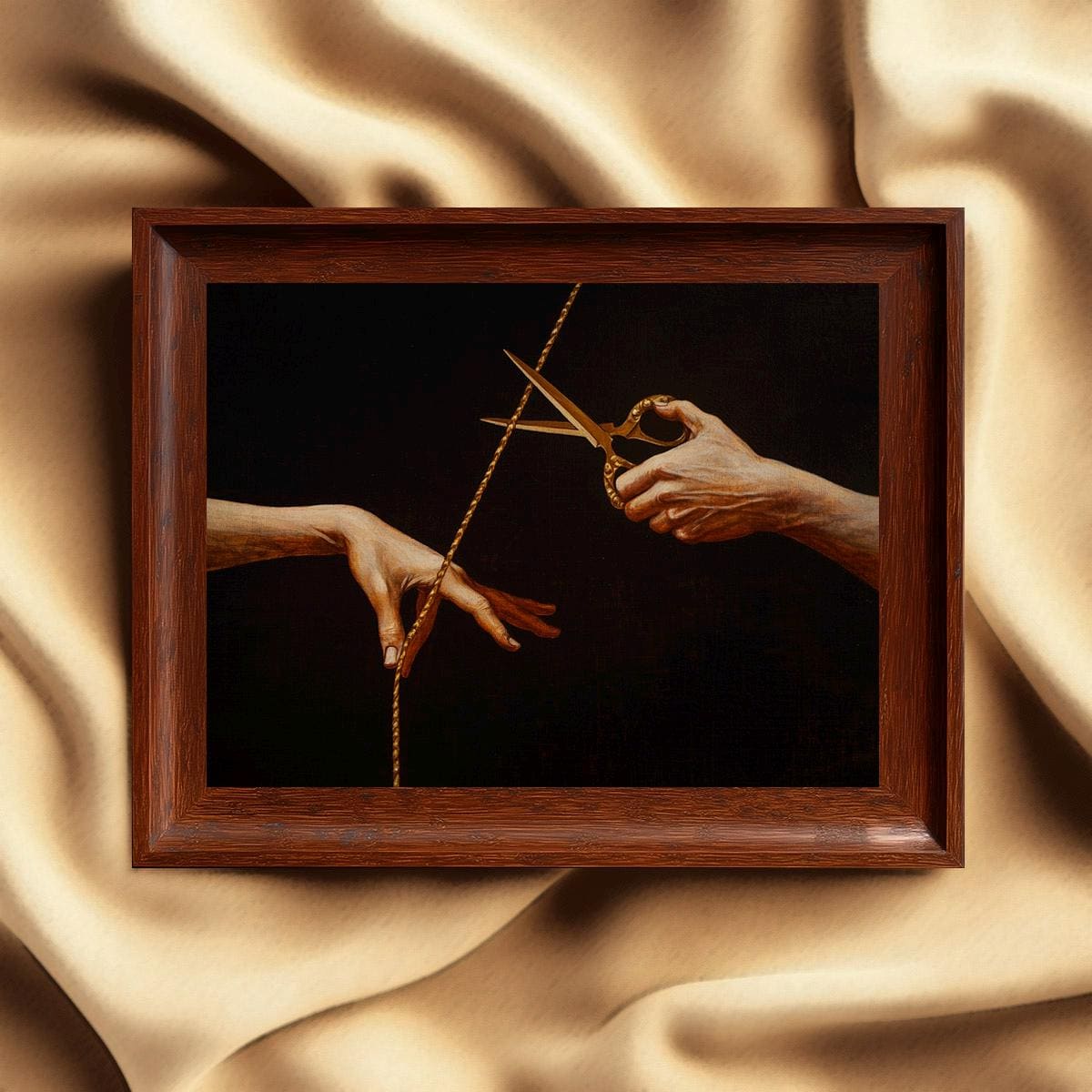 Thread of Life Ancient Greek Mythology Art Print, Moody Gothic Wall Art ...