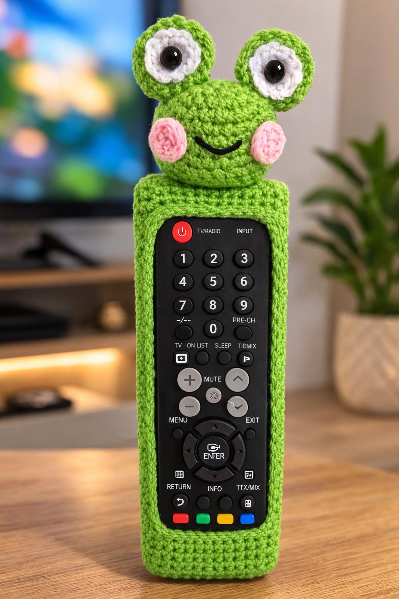 Crochet Remote Cover Pattern PDF, Cute Crochet TV Remote Cozy Pattern ...