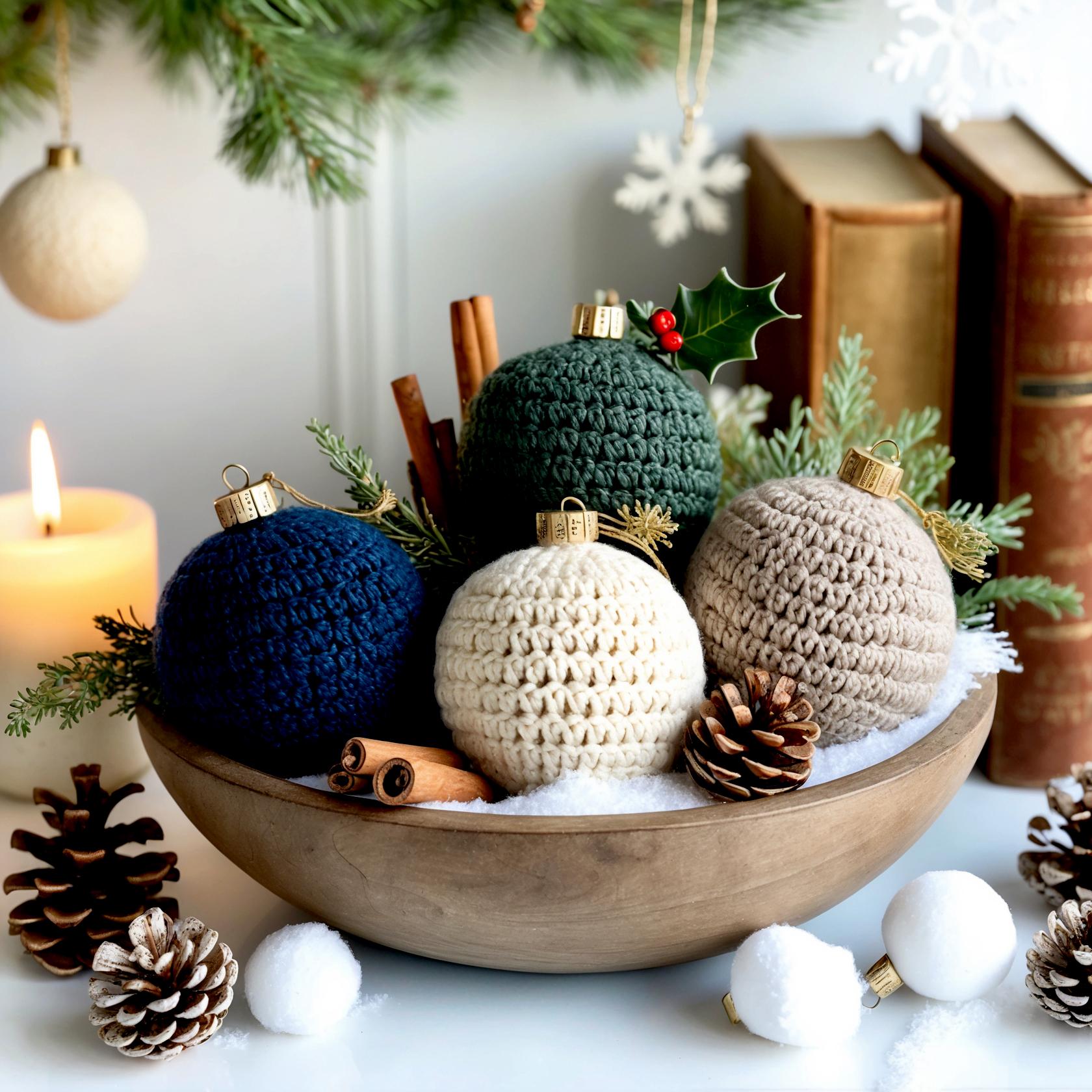 Festive Crochet Christmas Ball Pattern PDF | DIY Ornaments for Holiday ...