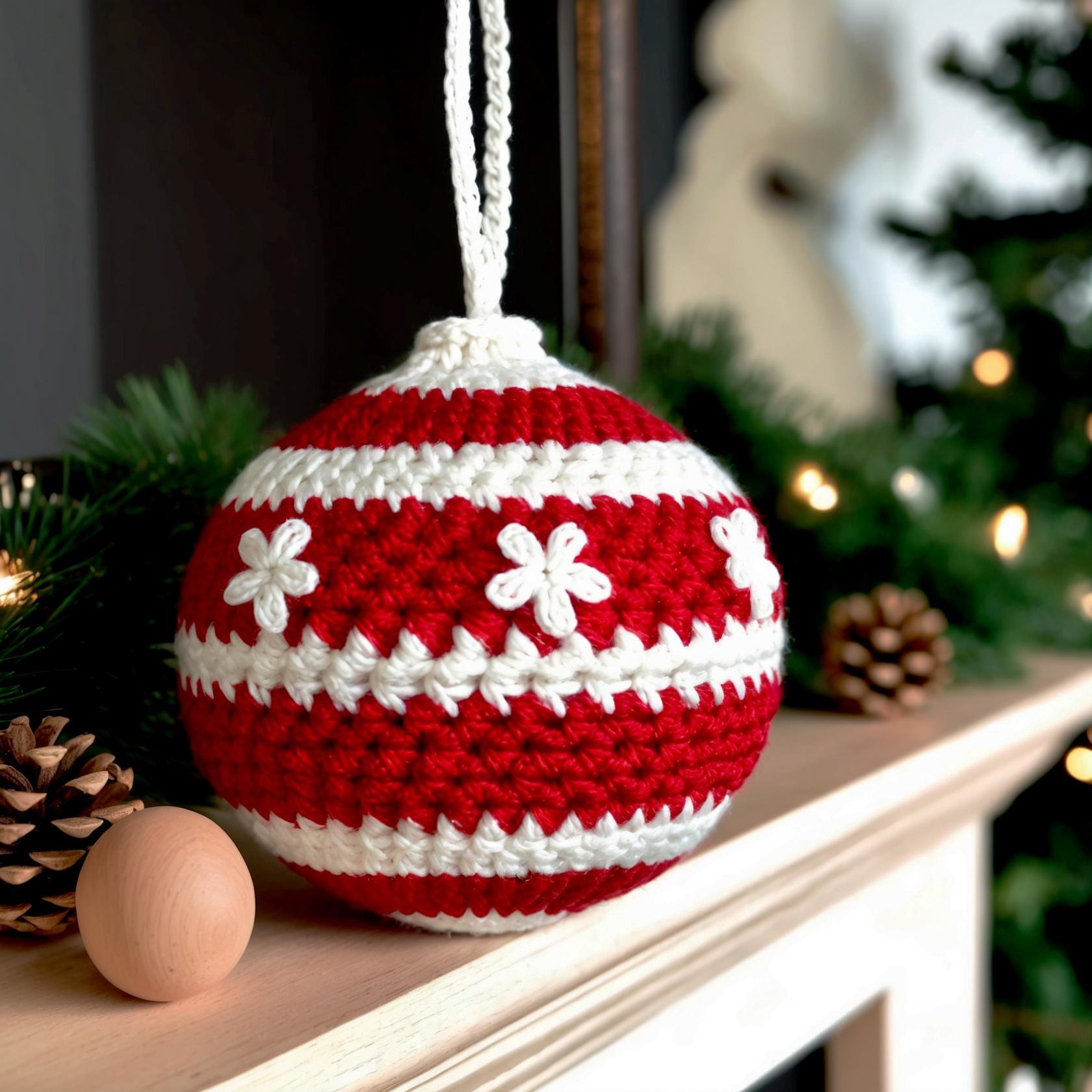 Crochet Christmas Ball Pattern | Festive Crochet Ornament, Instant PDF ...