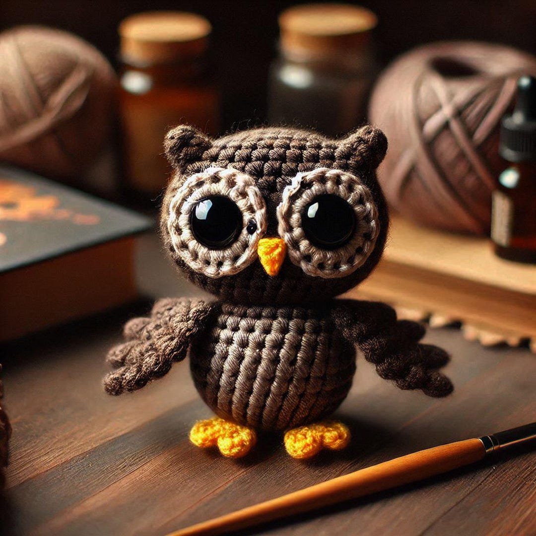 Bubo the Owl Crochet Pattern PDF Download, Adorable Handmade Amigurumi, Beginner-friendly DIY ...