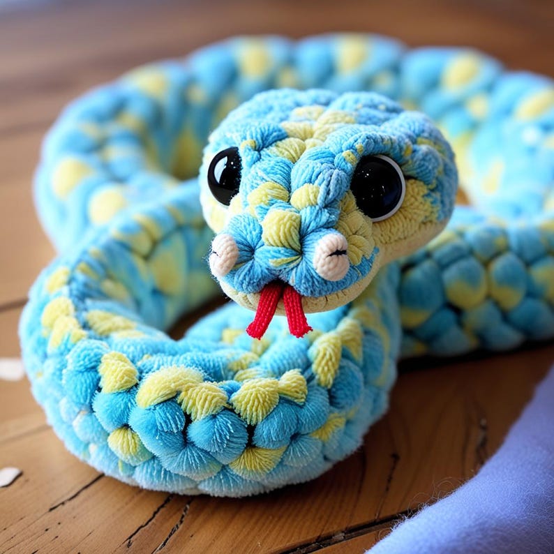 Beginner-friendly Crochet Snake Pattern - Easy DIY PDF Tutorial - Etsy