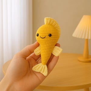Cute Fish Amigurumi Crochet Pattern – Digital PDF, Easy Beginner Toy ...