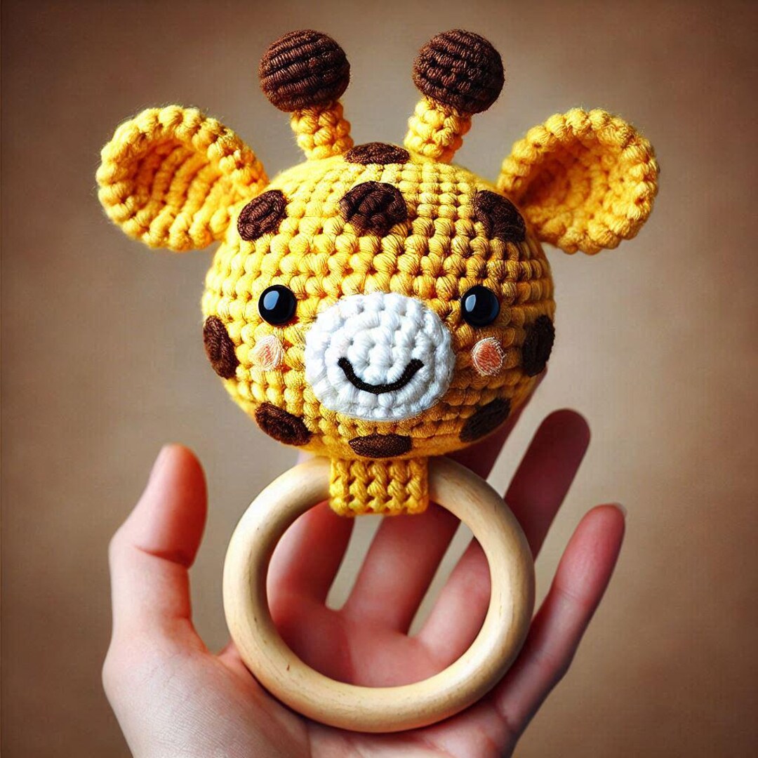 Giraffe Crochet Rattle Pattern - PDF Instant Download for Baby Gifts - Etsy