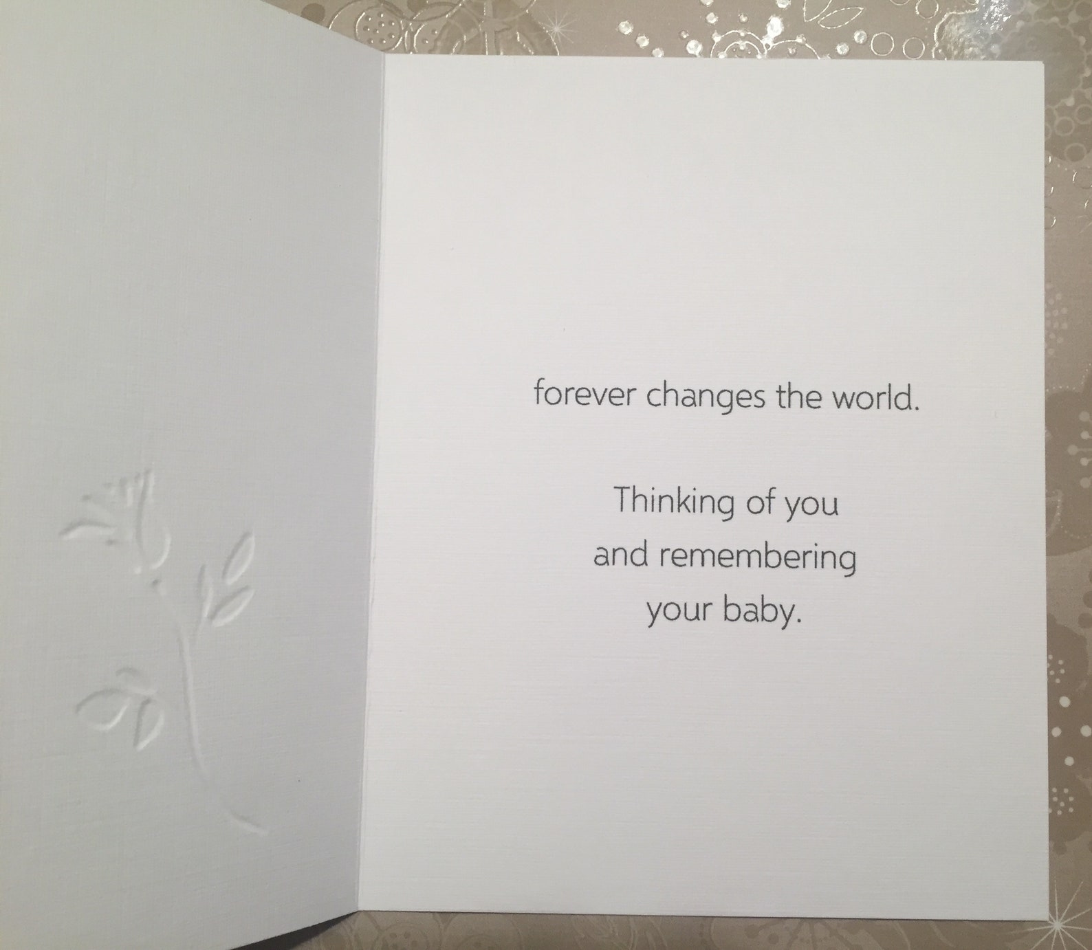 Baby Loss / Miscarriage Sympathy Card F - Etsy
