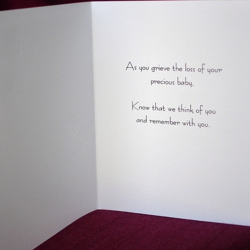 Pregnancy Loss Sympathy Card E - Etsy