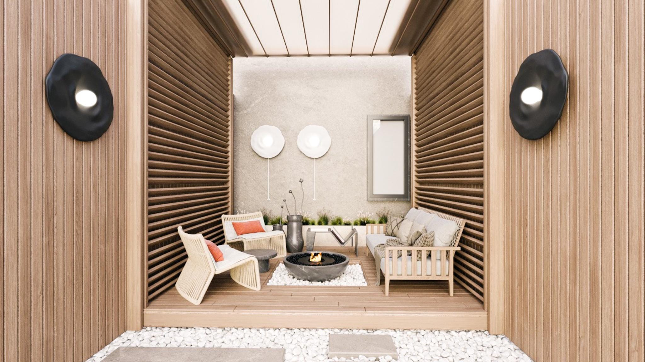 Custom Outdoor Space Renderings | Terrace Gardens, Balconies, Backyards ...
