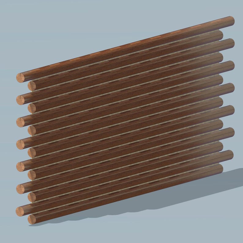 Log Profile Wall | Revit Family | Timber Wall Panel | Parametric Wooden ...