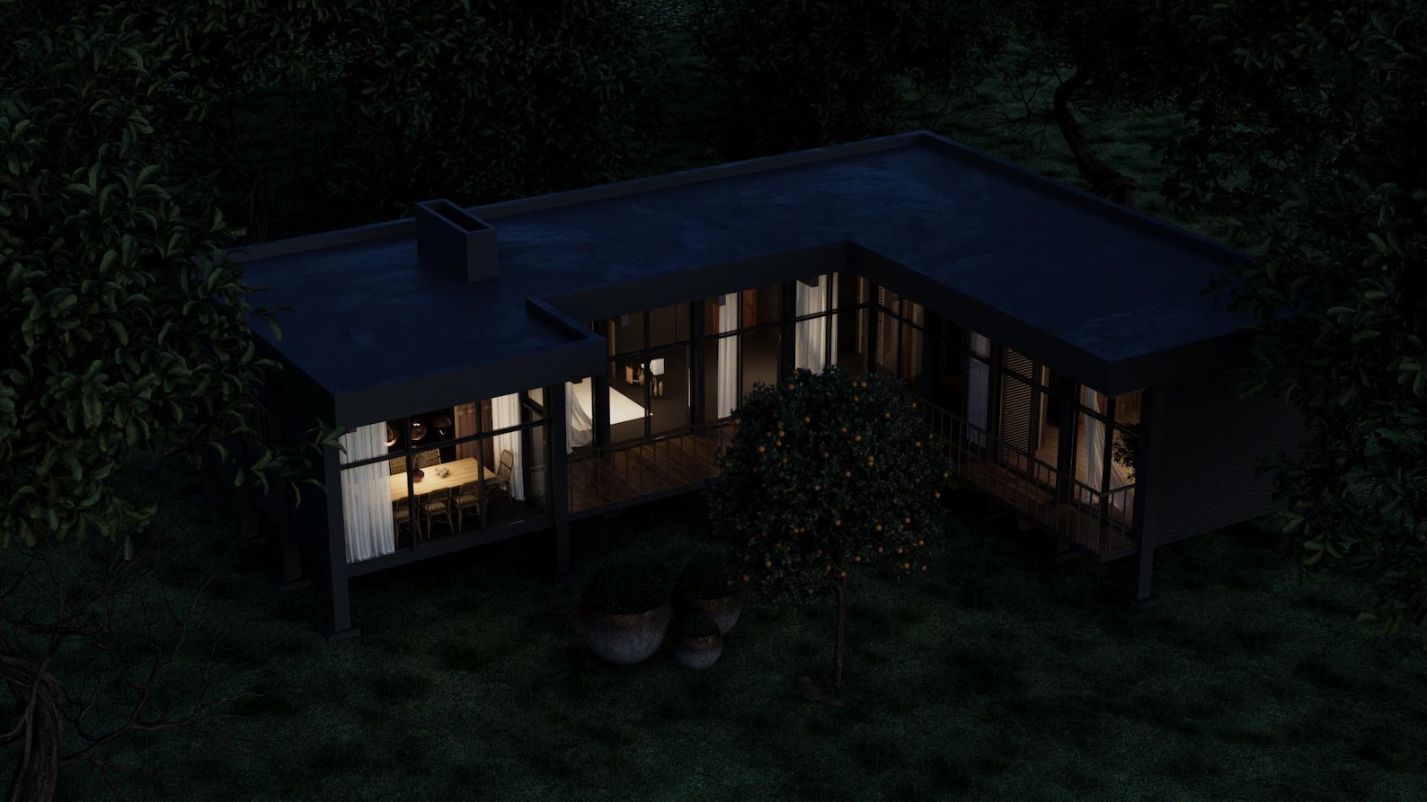 Modern Tiny House Plan: 2 Bed, 2 Bath Architectural Drawings (PDF ...